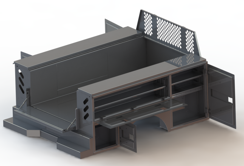 SB 96 IM 4816 – FLIP TOP - Monroe Custom Utility Bodies